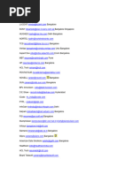 HR Email list with Company Names | PDF | Companies