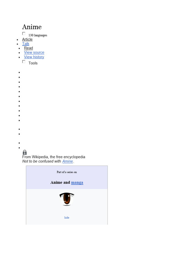 Anime | Download Free PDF | Anime | Animation