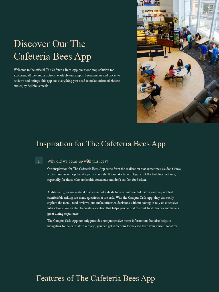 Core Coders The Cafeteria Bees | PDF | Menu | Cafeteria