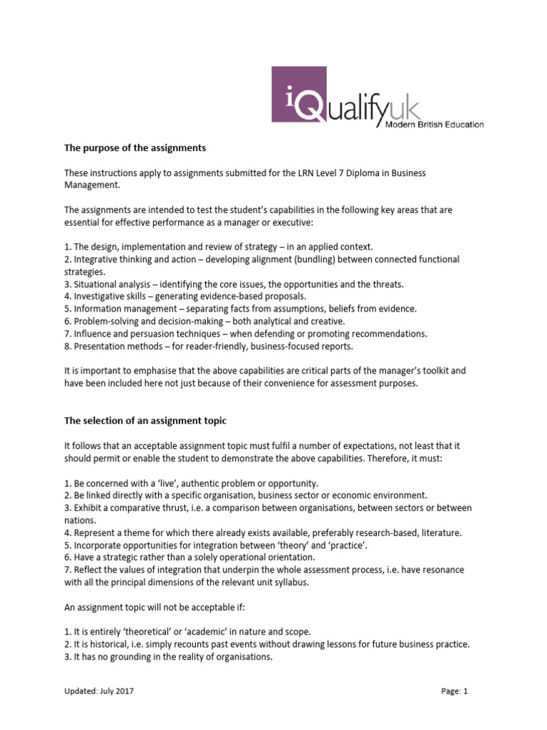 LRN Level 7 Assignment Guide | PDF | Thought | Cognitive Science