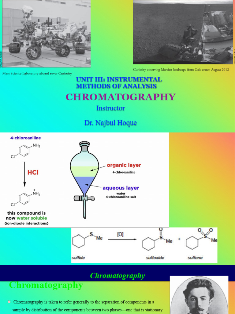 Chromatography Edited | PDF | Chromatography | Elution