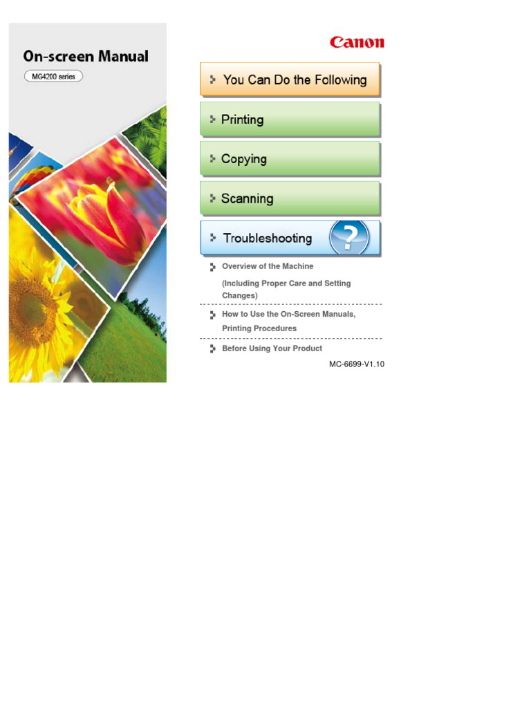 Pixma Mg4250 User Guide Mac en | PDF | Image Scanner | Printer (Computing)