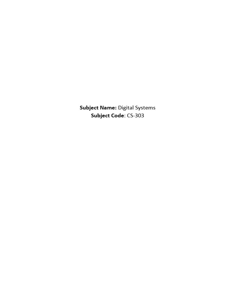 Unit 1 - Digital System | PDF | Subtraction | Binary Coded Decimal