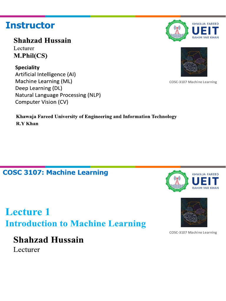 Lecture 1 | PDF | Teaching Methods & Materials