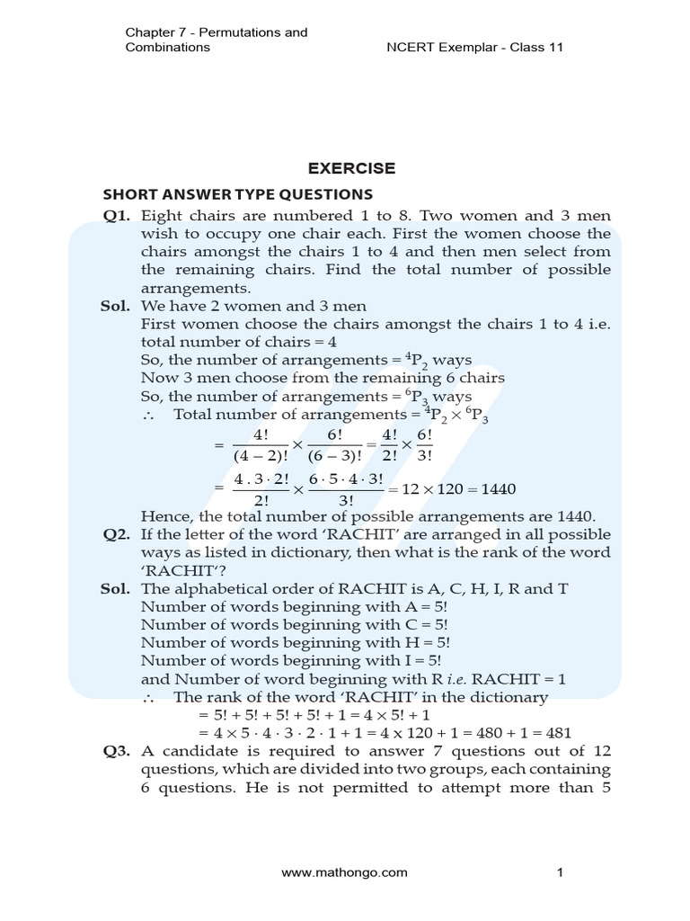 ncert_exemplar_math_class_11_chapter_07_permutations_and_combinations ...