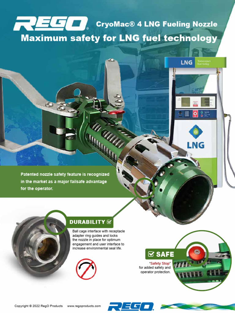 CryoMac 4 50 GPM LNG Fueling Nozzle | PDF | Liquefied Natural Gas | Manufactured Goods