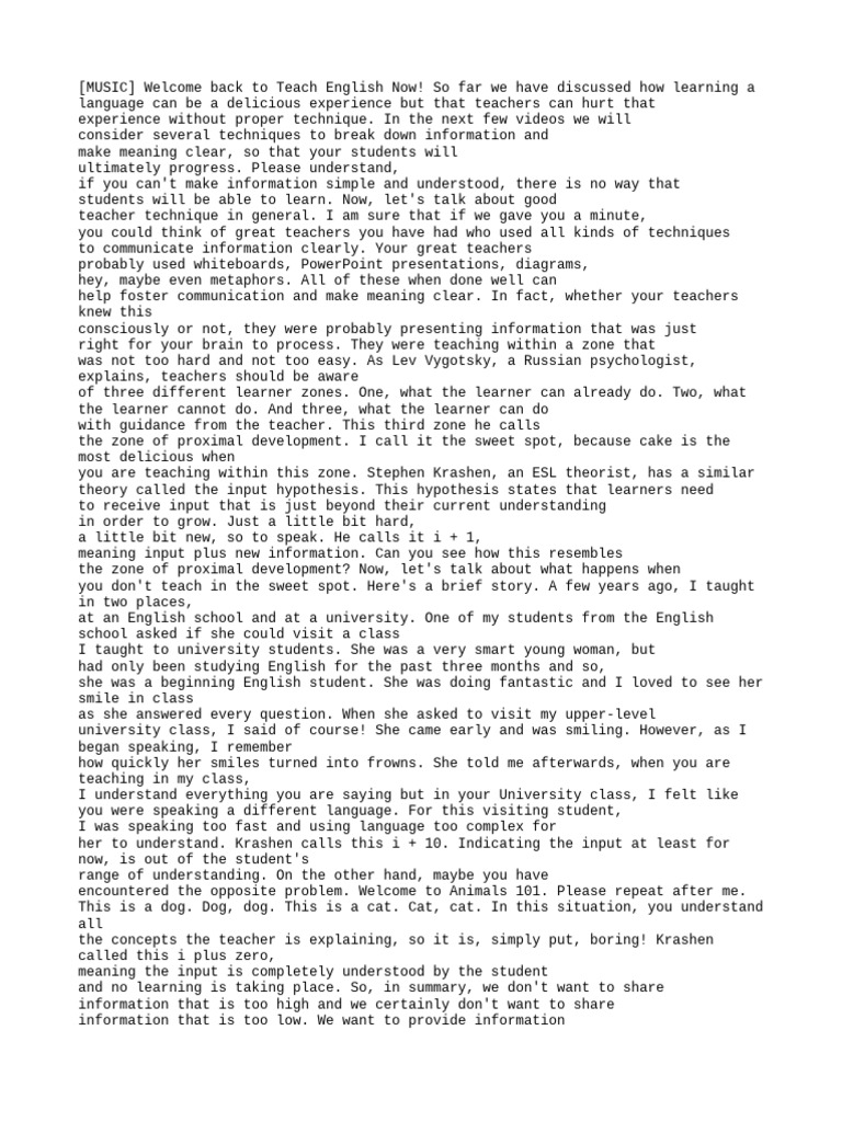 W1, V3 | PDF | Learning | Communication