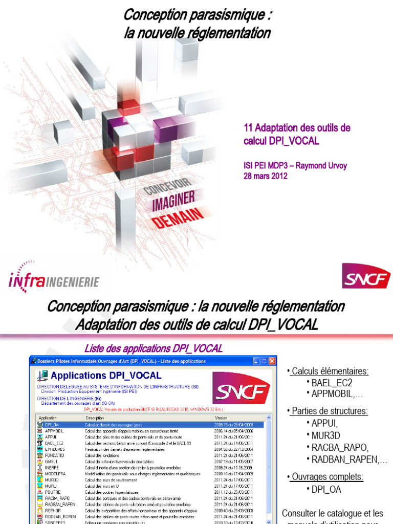 11 PR Sentation DPI VOCAL-P20 | PDF | Génie parasismique | Fondation (construction)