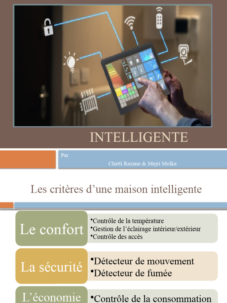 Maison Intelligente - Petite Presentation | PDF