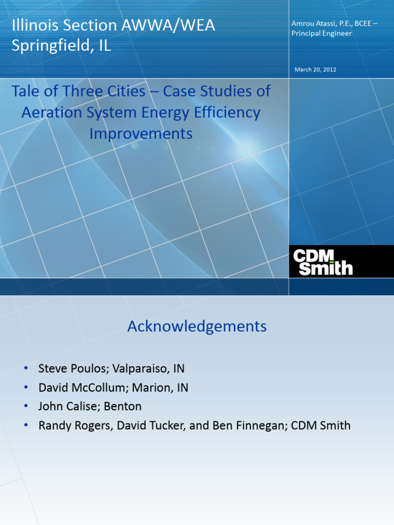 Aeration Blower Case Study | PDF | Pump | Energy Technology