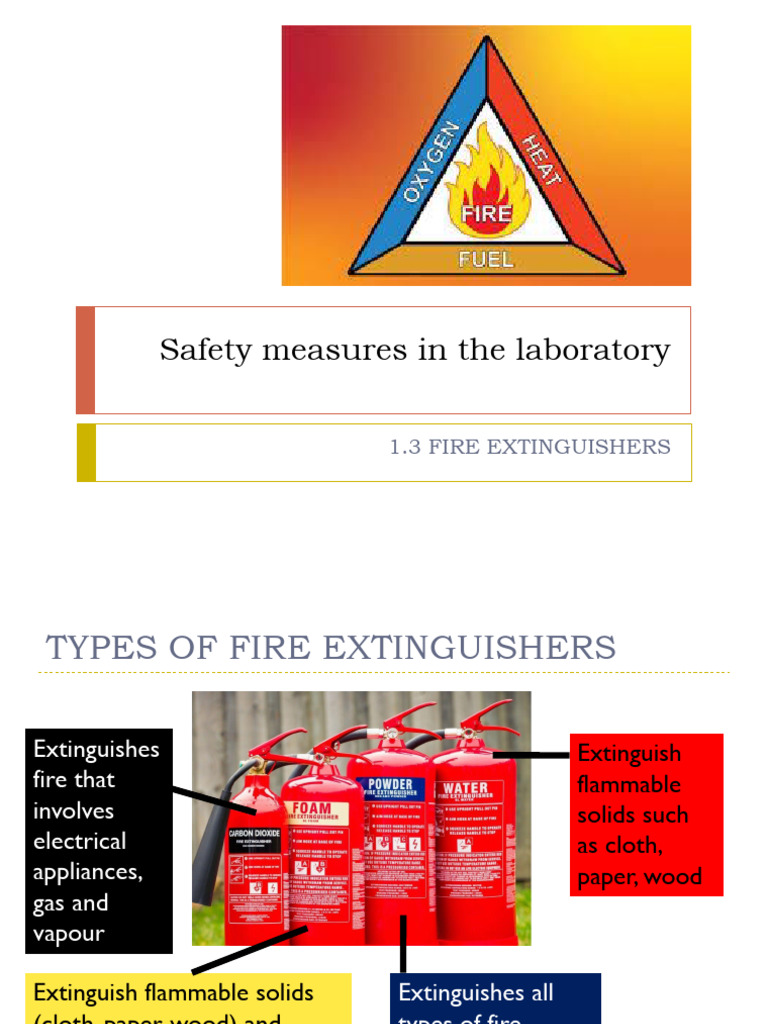 1.3 Fire extinguishers | PDF