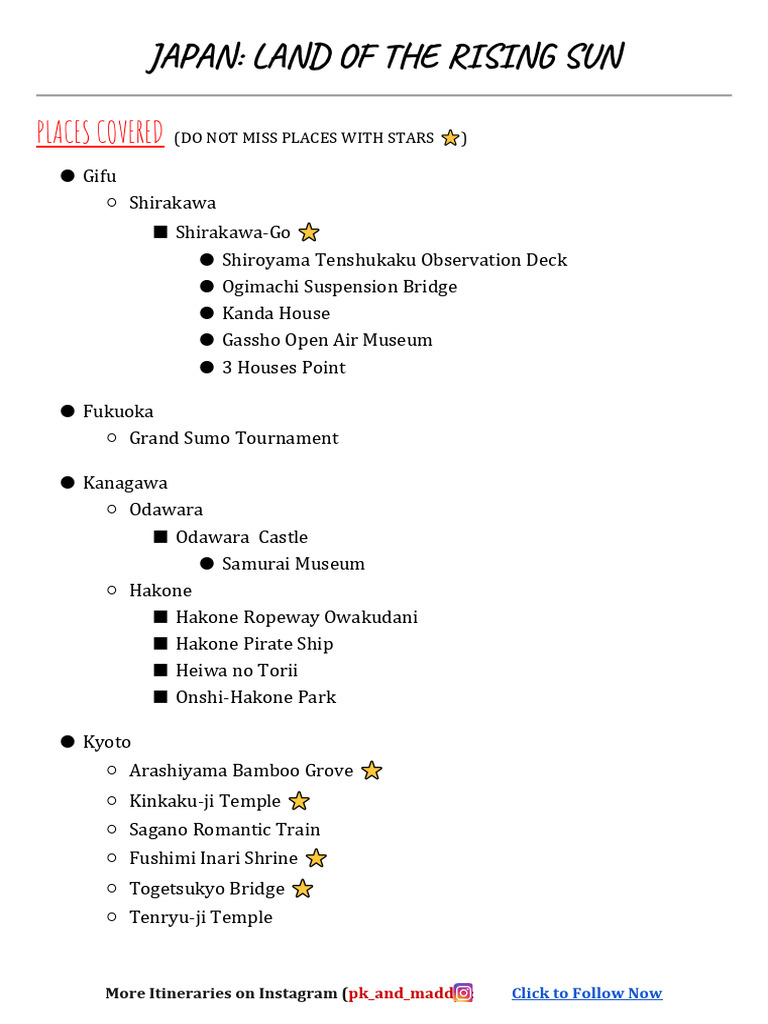 Japan - Land of The Rising Sun | PDF