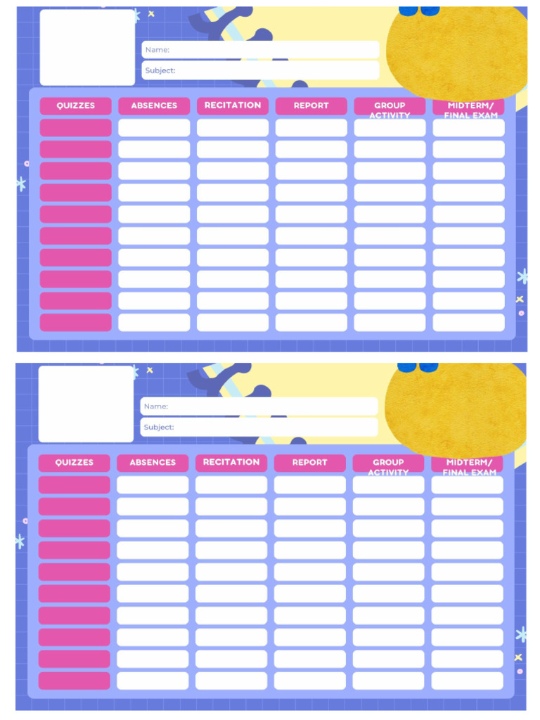 Class Card Prof Ed 9 | PDF