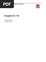 NSW K-10 English Syllabus Overview | PDF | Curriculum | Education Theory