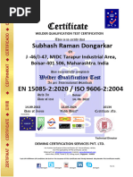 TWI Welding Inspector Certification Verification | PDF