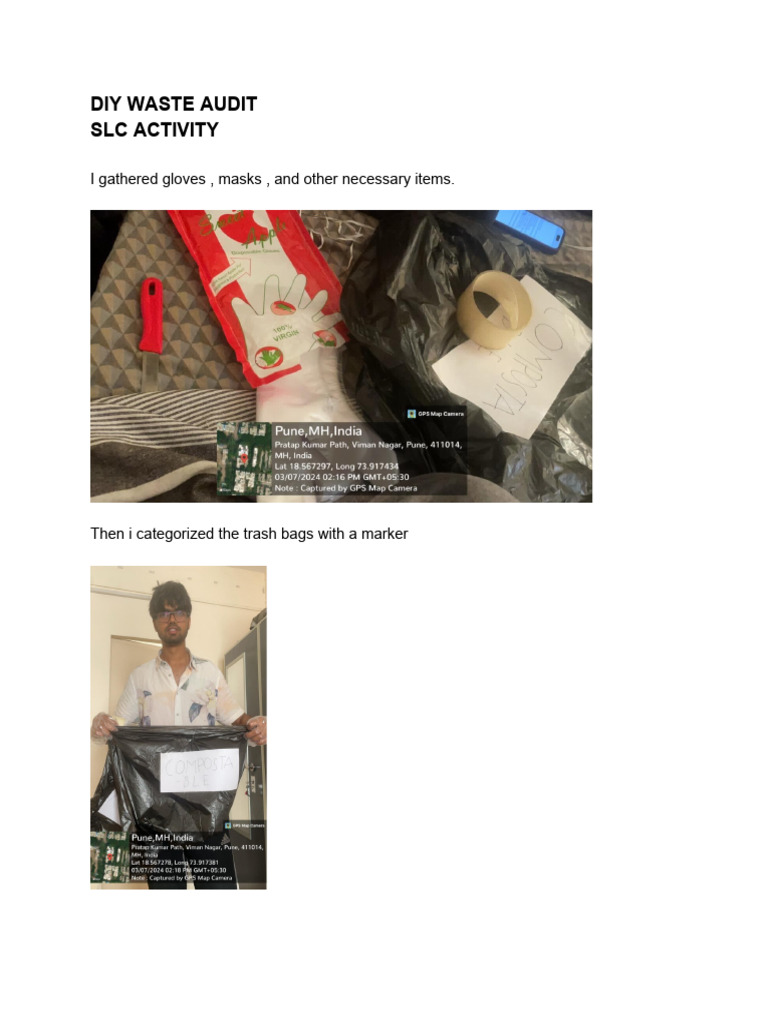 DIY Waste Audit Guide | PDF | Art | Science & Mathematics