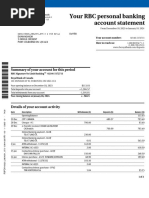 Monthly Business Fees Statement | PDF | Banks | Taxes