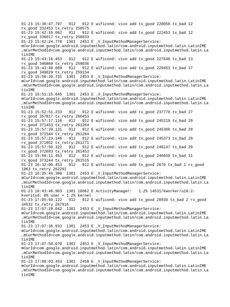 Log Log | PDF | Office Equipment | Computing Platforms