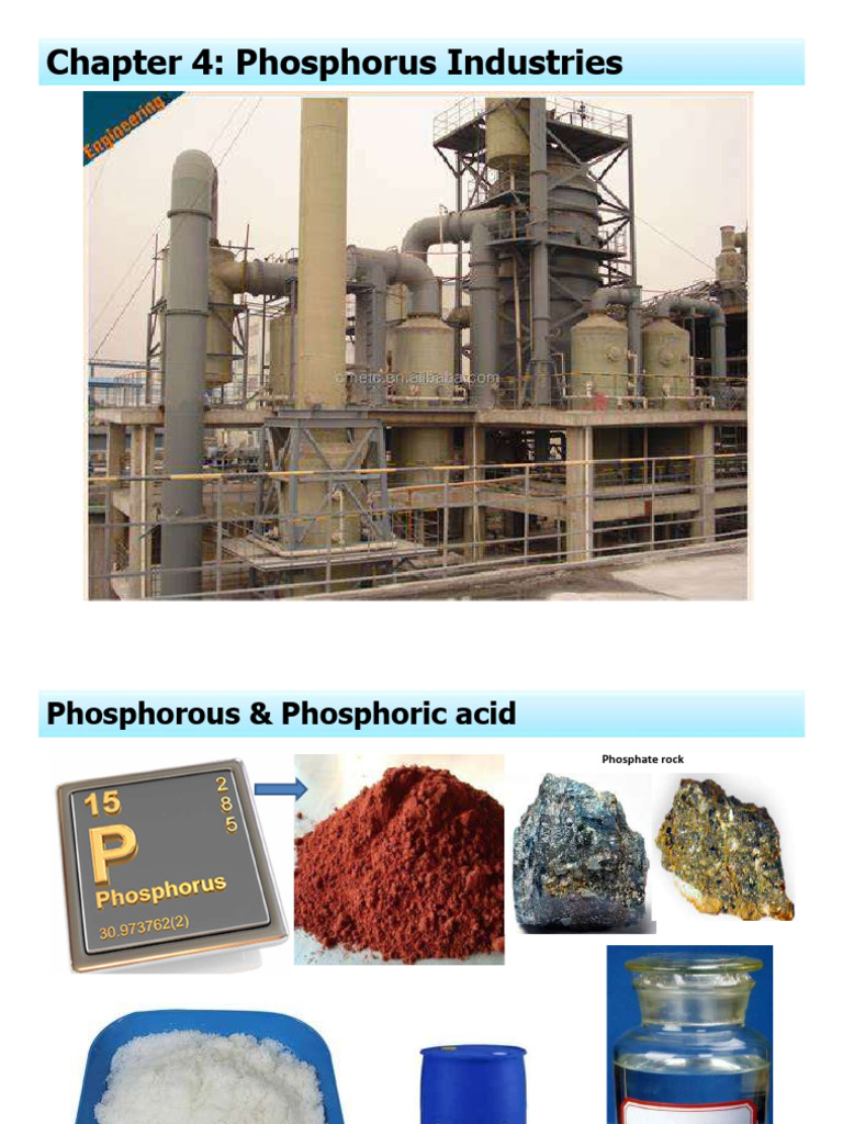 Process Industries - Lecture Material 4 | PDF | Phosphoric Acid ...