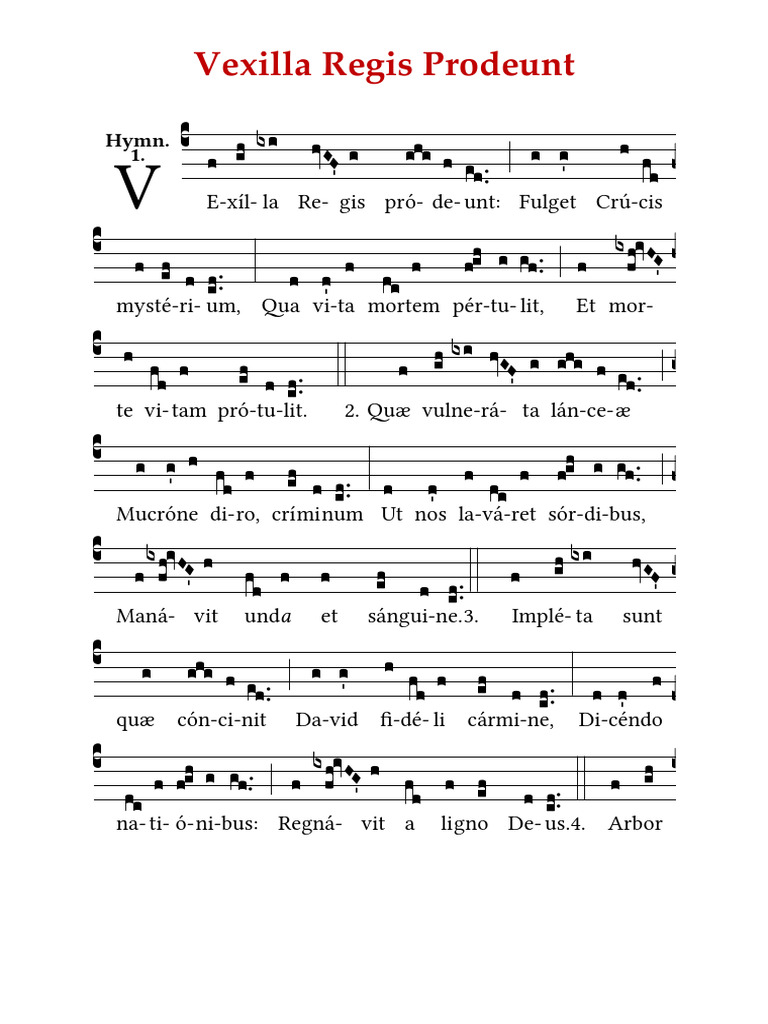Vexilla Regis | PDF