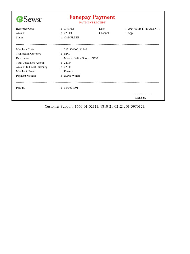 Fonepay Payment 2024-03-25 | PDF