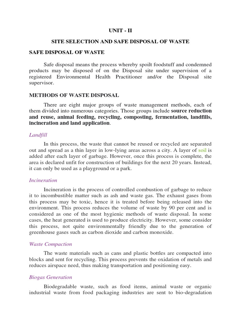 Gee - Ii Unit | Download Free PDF | Waste Management | Waste