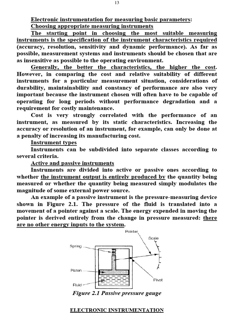 Electronic Instrumentation | PDF | Amplifier | Electronics