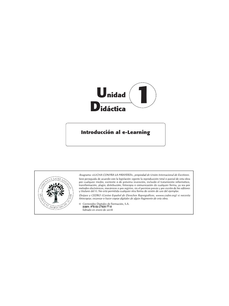 Introducción Al E-Learning | PDF | Educación a distancia | Tecnología de información y ...