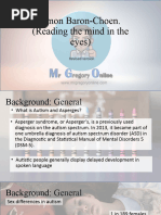 Baron-Cohen Et Al. (Eyes Test) | PDF | Theory Of Mind | Autism