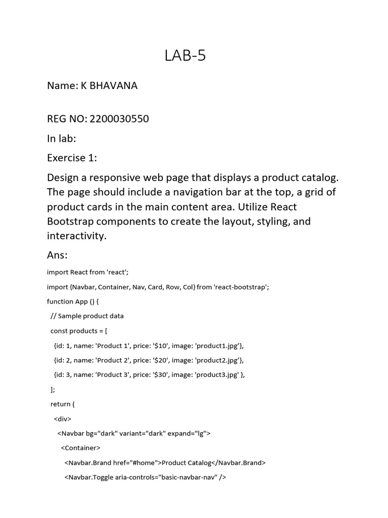 Lab 5 | Download Free PDF | Web Development | World Wide Web