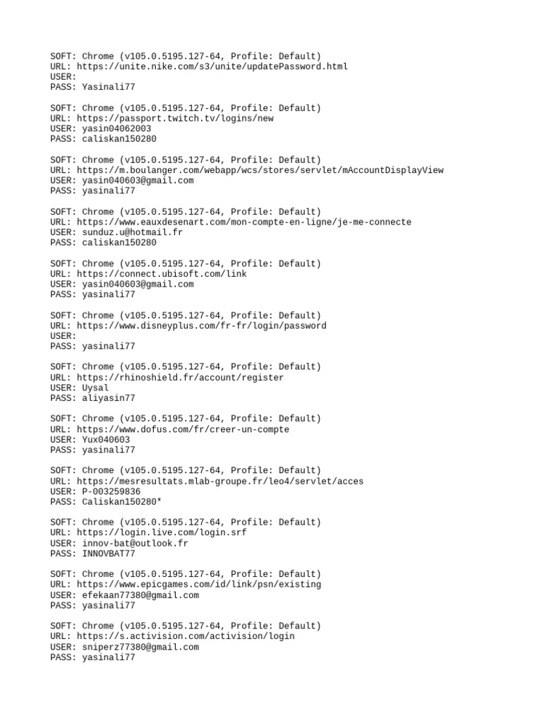 Passwords | PDF | Android (Operating System) | Android (Robot)