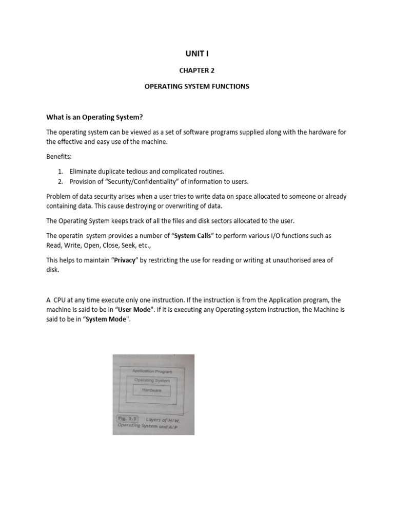 Unit 1 (OS) | PDF | Operating System | Booting