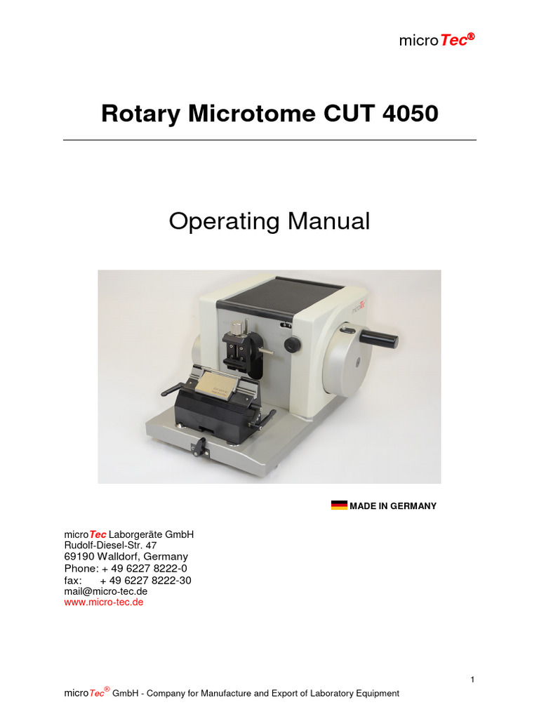 Operating Manual CUT 4050 | PDF | Knife | Safety