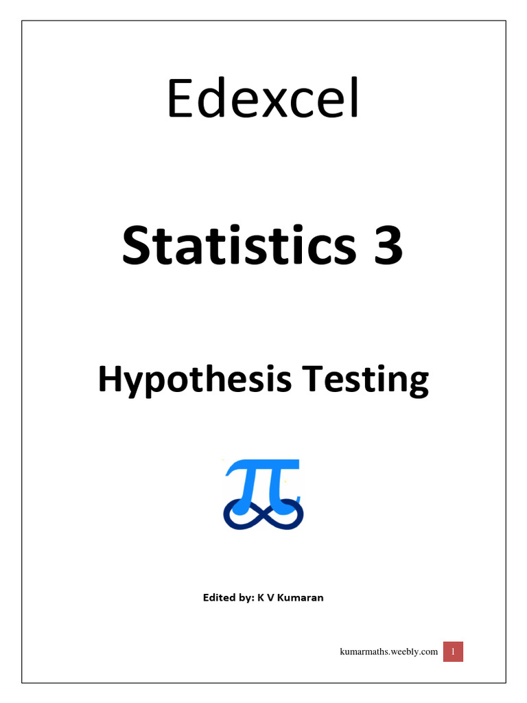 s3_hypothesis-2018 | PDF | Standard Deviation | Estimator