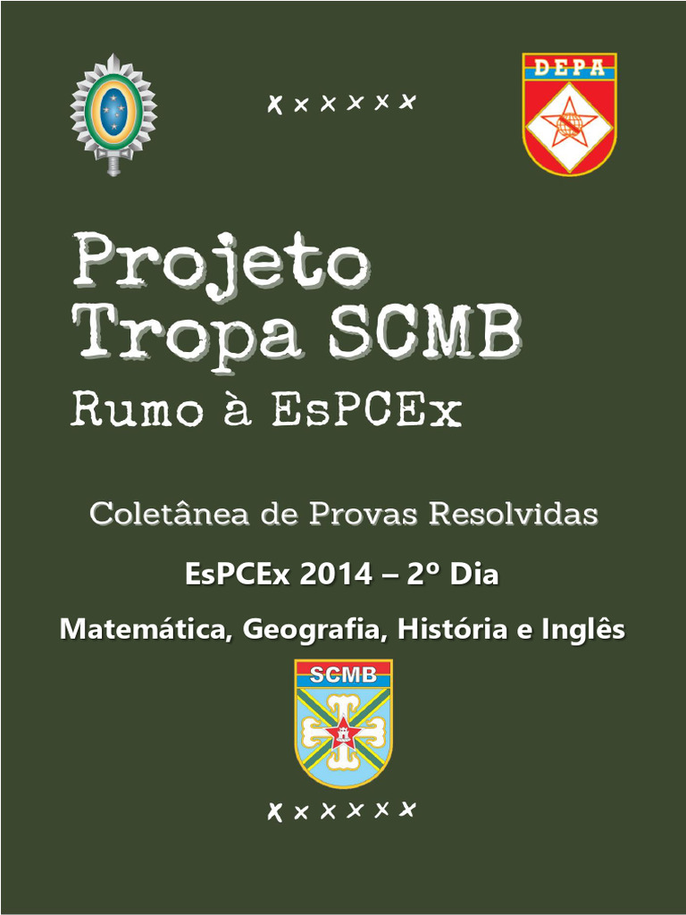 EsPCEx 2014 2º Dia Tropa SCMB | PDF | China | Política mundial