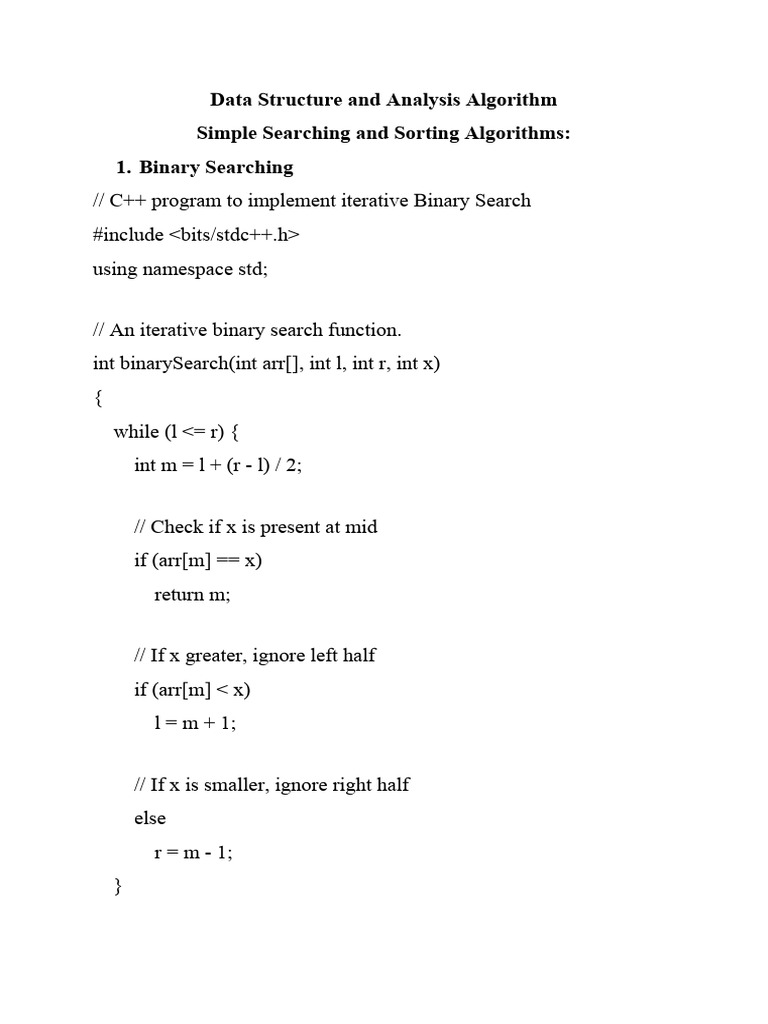 Data Structure and Analysis Algorithm Lab Manual | PDF | Applied ... Data Structure and Analysis Algorithm Lab Manual | PDF | Applied ...