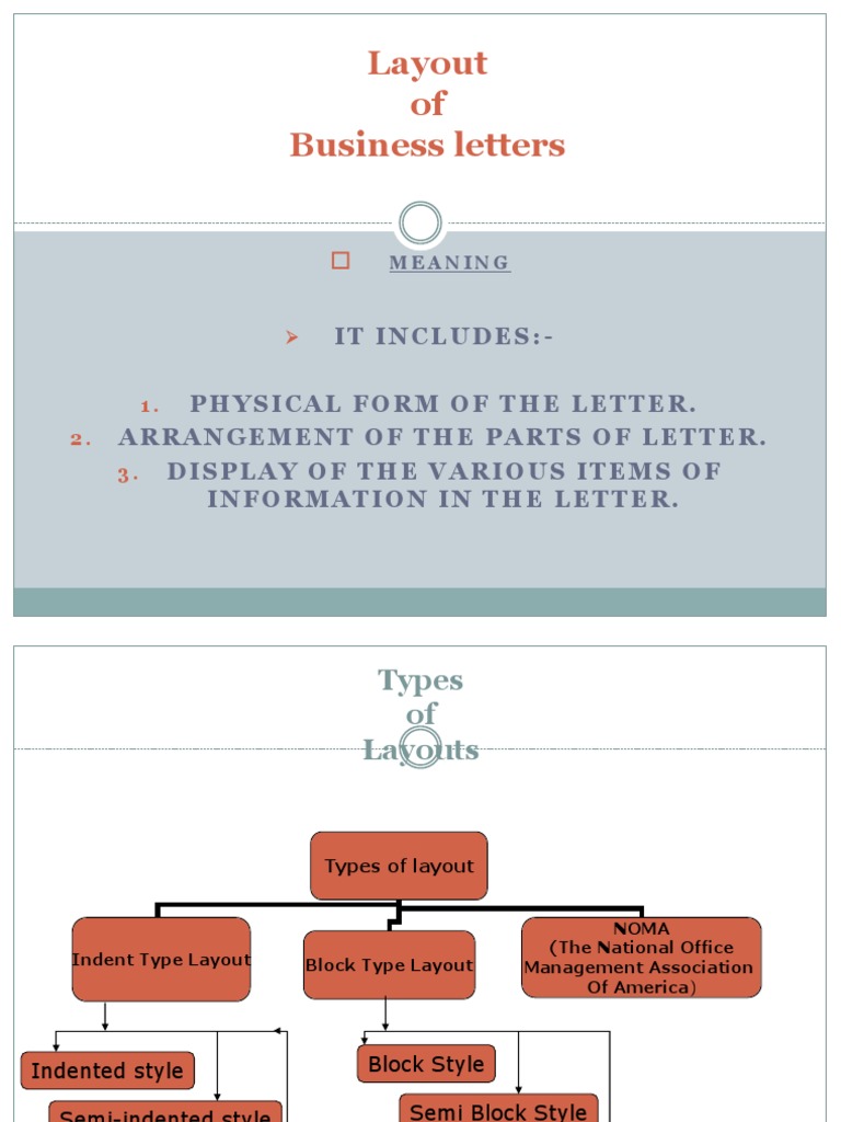 Business Letter Layouts Explained | PDF | Ellipsis | Paragraph