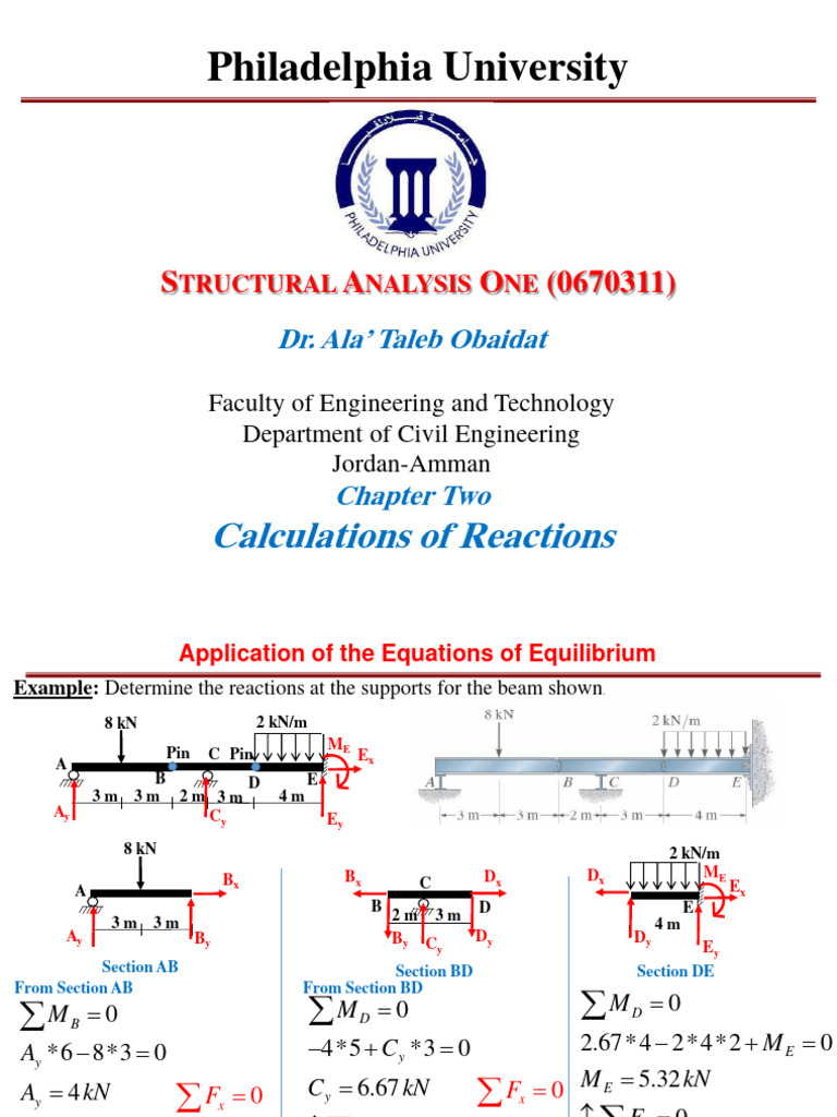 3 - Chapter 2-1 Calculations of Reactions | Download Free PDF | Applied And Interdisciplinary ...
