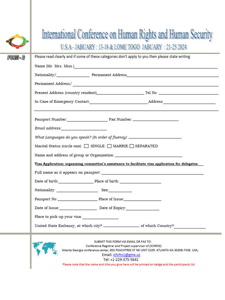 Registration Form B-1 | PDF
