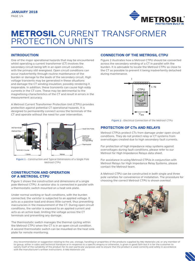 CTPU-Data-Sheet-1 | PDF | Electronics | Manufactured Goods
