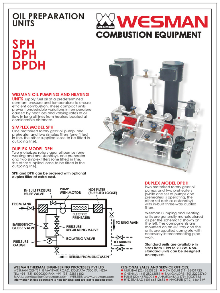 Duplex Fuel Oil Pump Set Overview | PDF