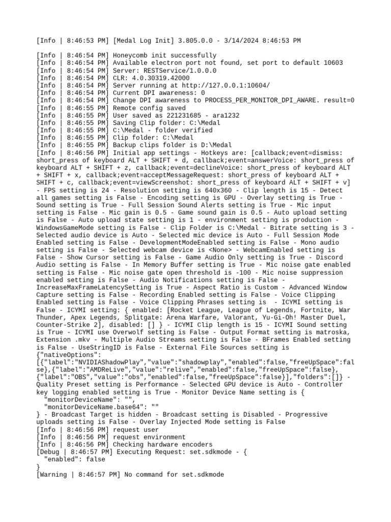 Medal Log 20240314 | PDF | File System | Keyboard Shortcut