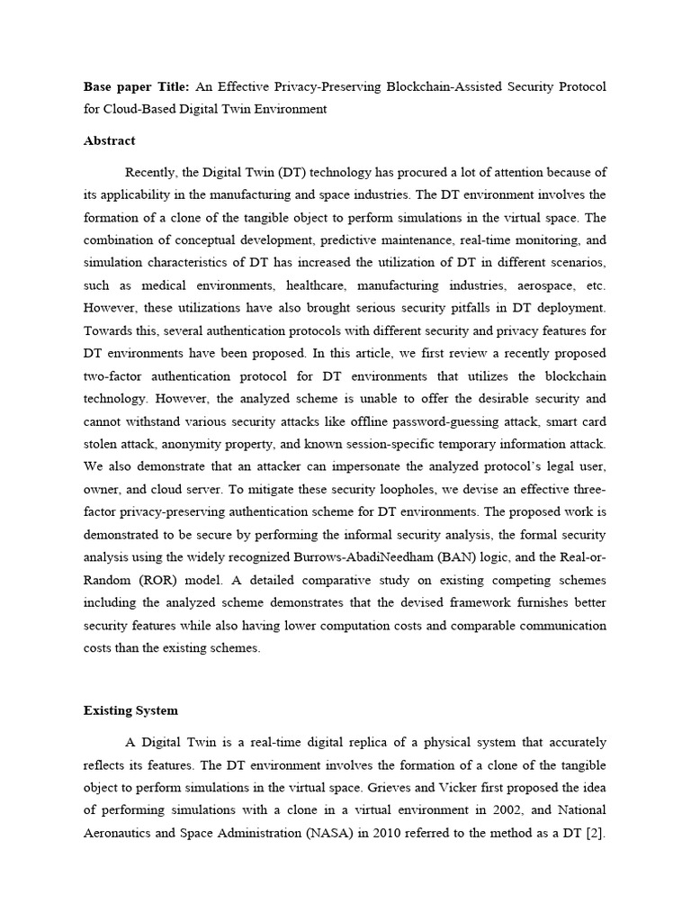 An Effective Privacy Preserving Blockchain Assisted Security Protocol