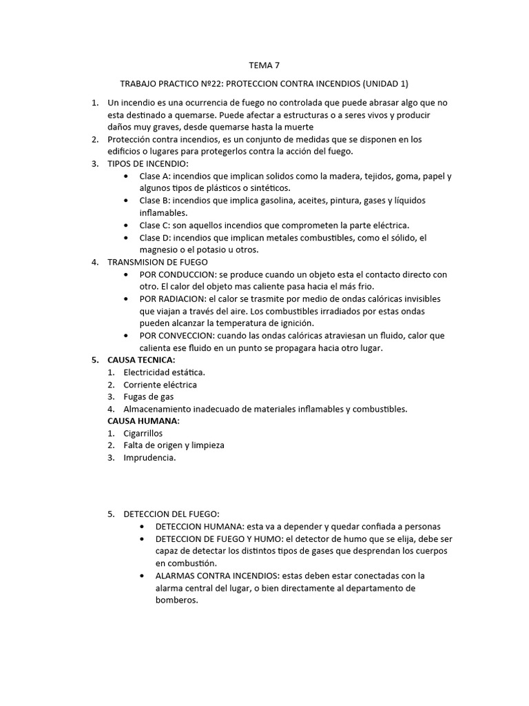 Protección Integral Contra Incendios | PDF | Incendios | Combustibles