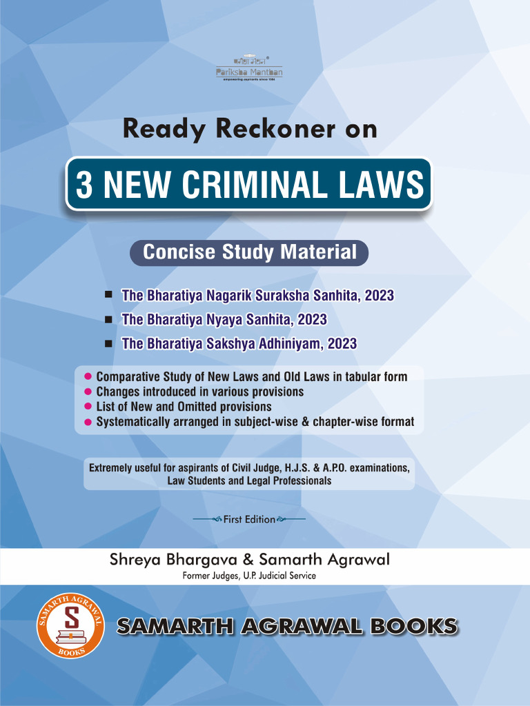 Book Preview Ready Reckoner 3NEWLAWS | PDF | Bail | Magistrate
