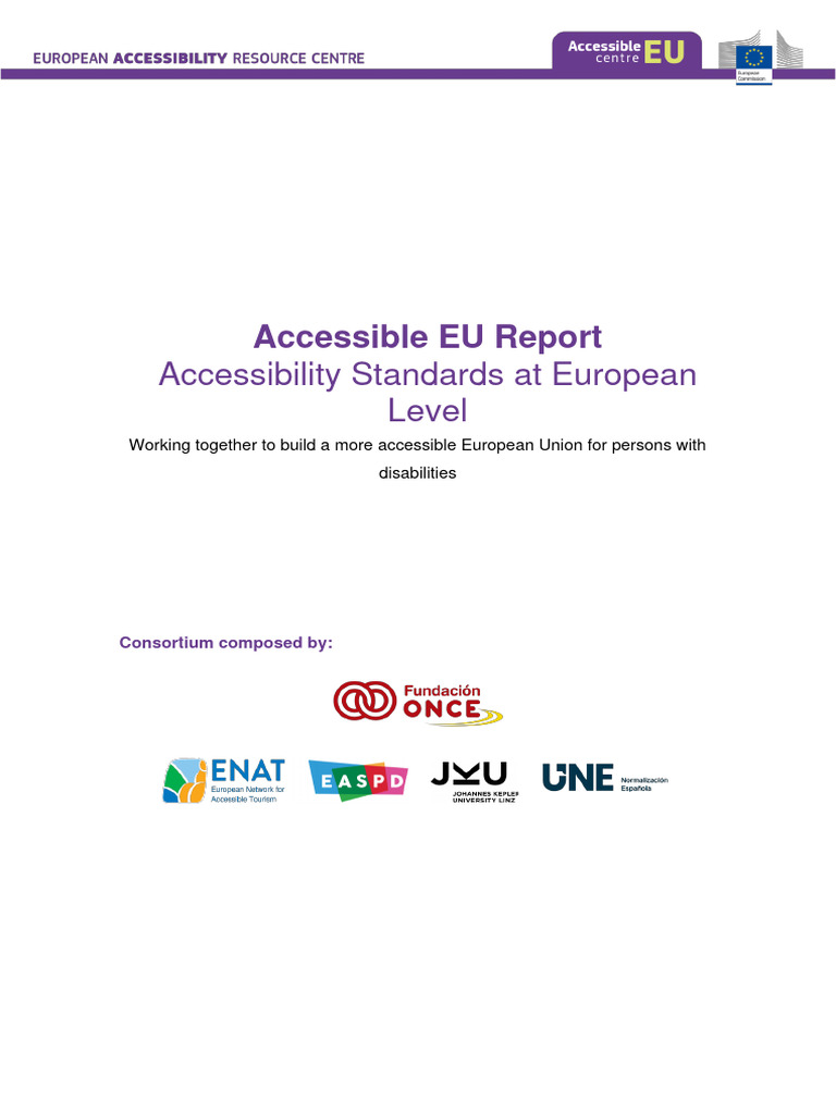EU Accessibility Standards Guide | PDF | Standardization | Standards Organization