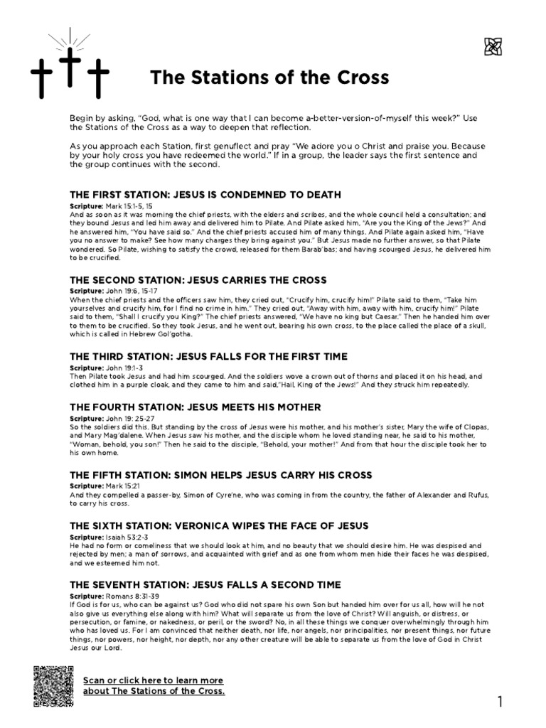 Stations of The Cross | PDF | Jesus