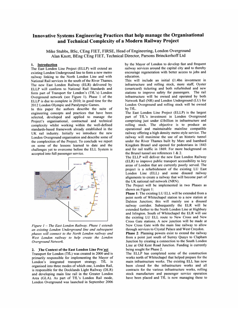 System Engineering Article 1 | PDF | Transport