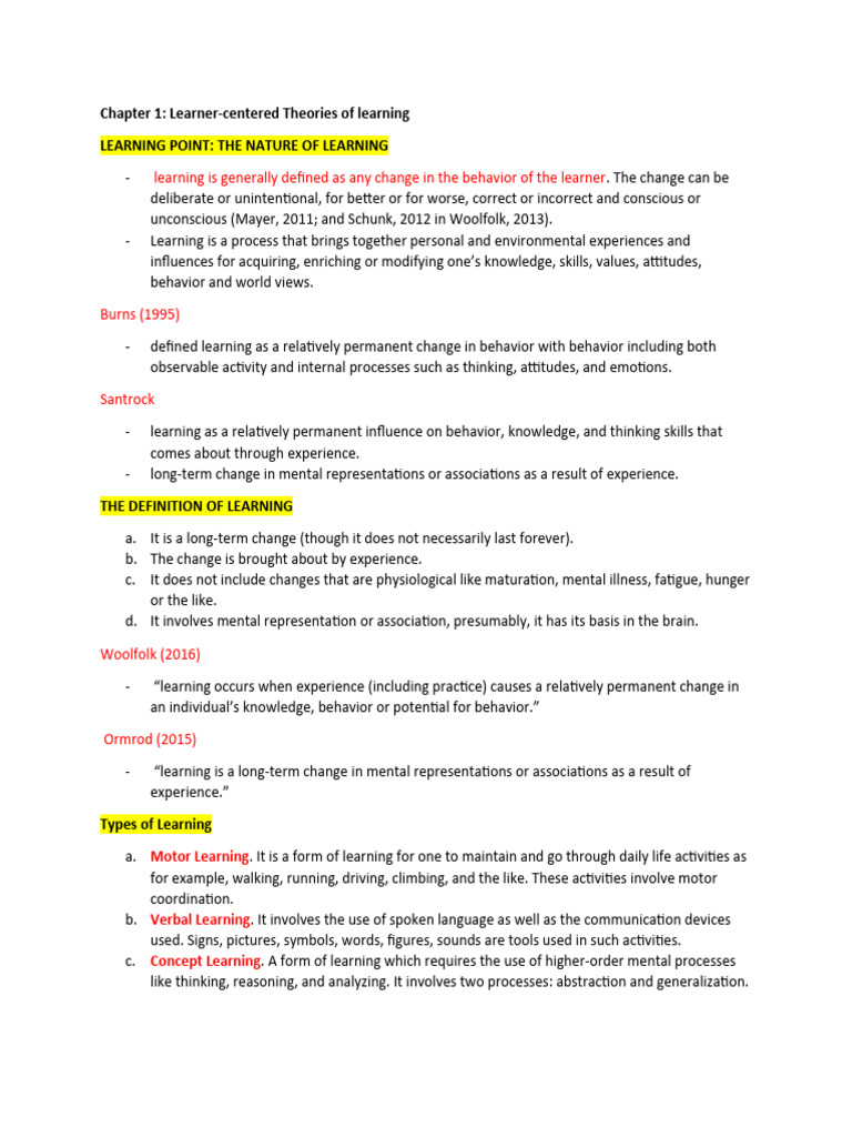 Understanding Learner-Centered Learning | PDF | Constructivism (Philosophy Of Education) | Learning