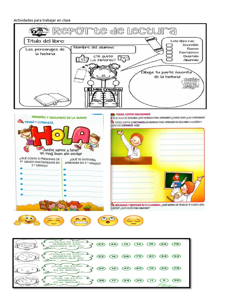 Actividades para Trabajar en Clase UNIDAD 2 - 2024 | PDF